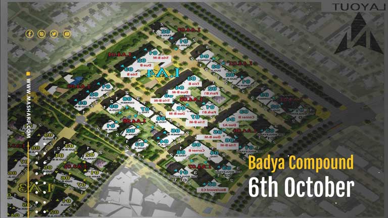 Badya Palm Hills 6 October location | | Masharf