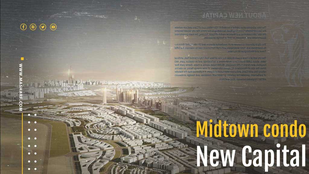 Midtown Condo New Capital Compound | Masharf Real Estate