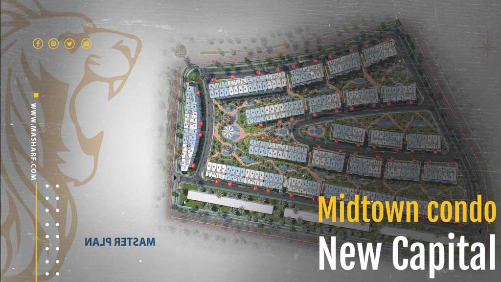 Masterplan of Midtown Condo Project | Masharf Real Estate