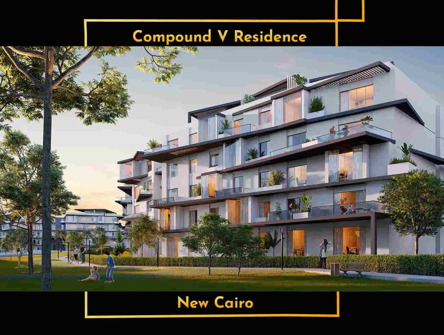 V Residence Compound New Cairo - Masharf Real Estate