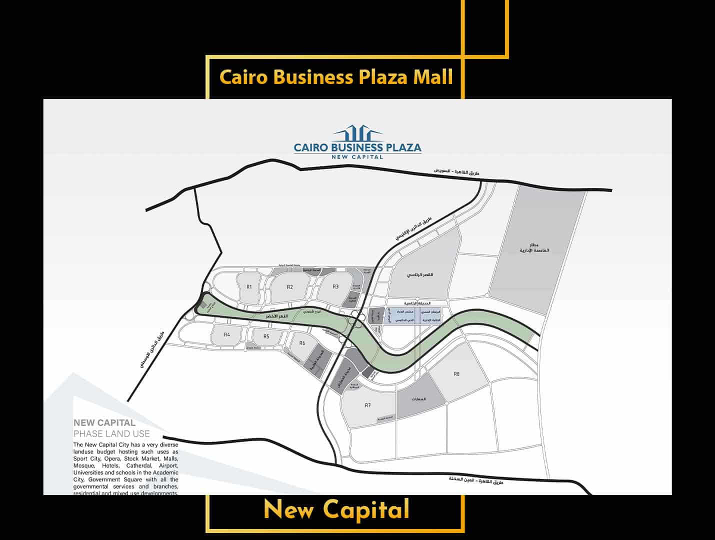 Cairo business plaza mall new capital | Masharf Real Estate