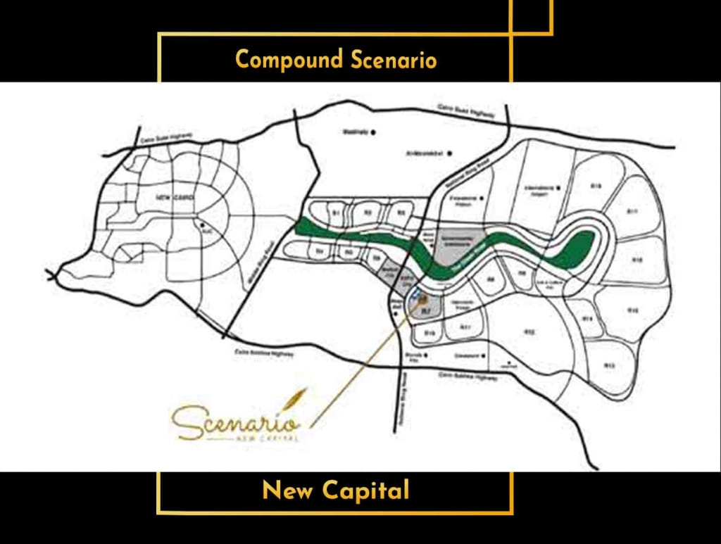 compound Scenario new capital | Masharf Real Estate