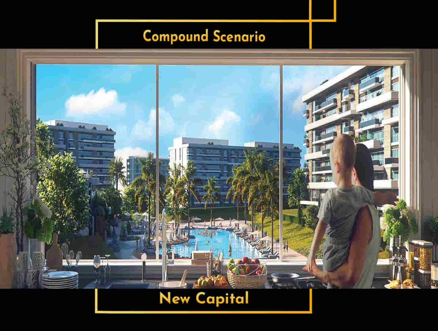 compound Scenario new capital | Masharf Real Estate