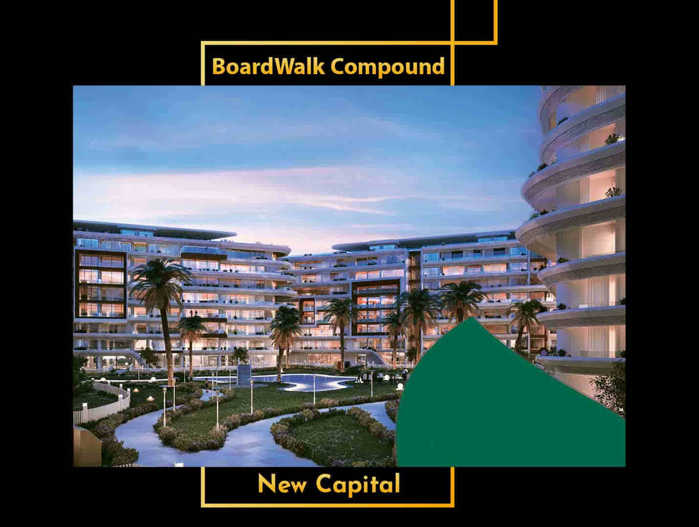 Boardwalk New Capital compound - Masharf Real Estate