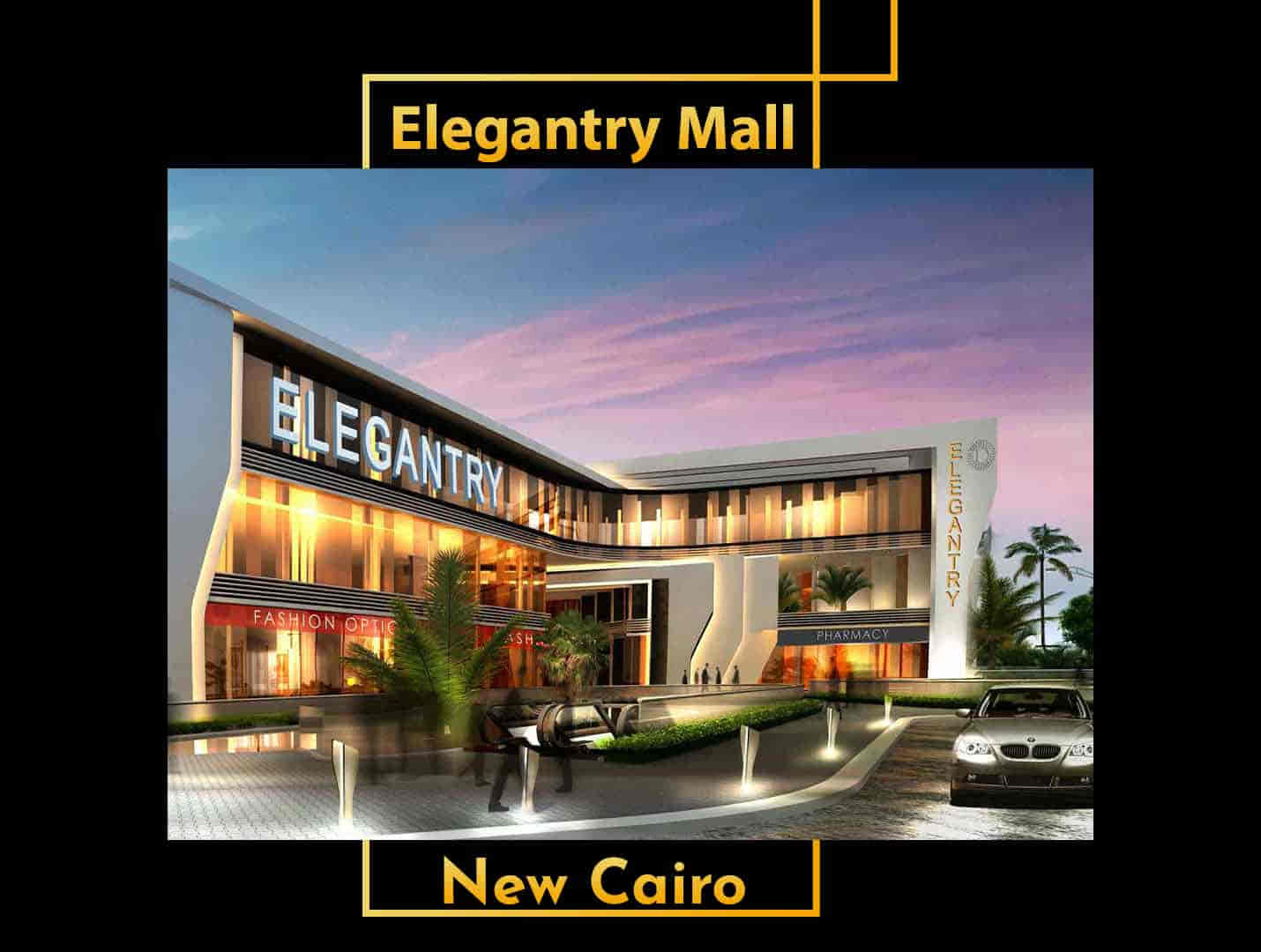 Elegantry mall new cairo | Masharf Real Estate - with Excellent location