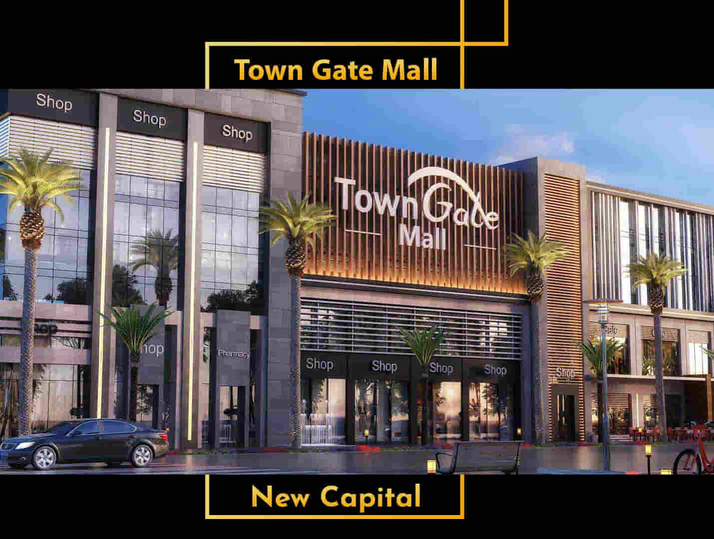Town gate mall new capital | Masharf Real Estate - with Excellent location