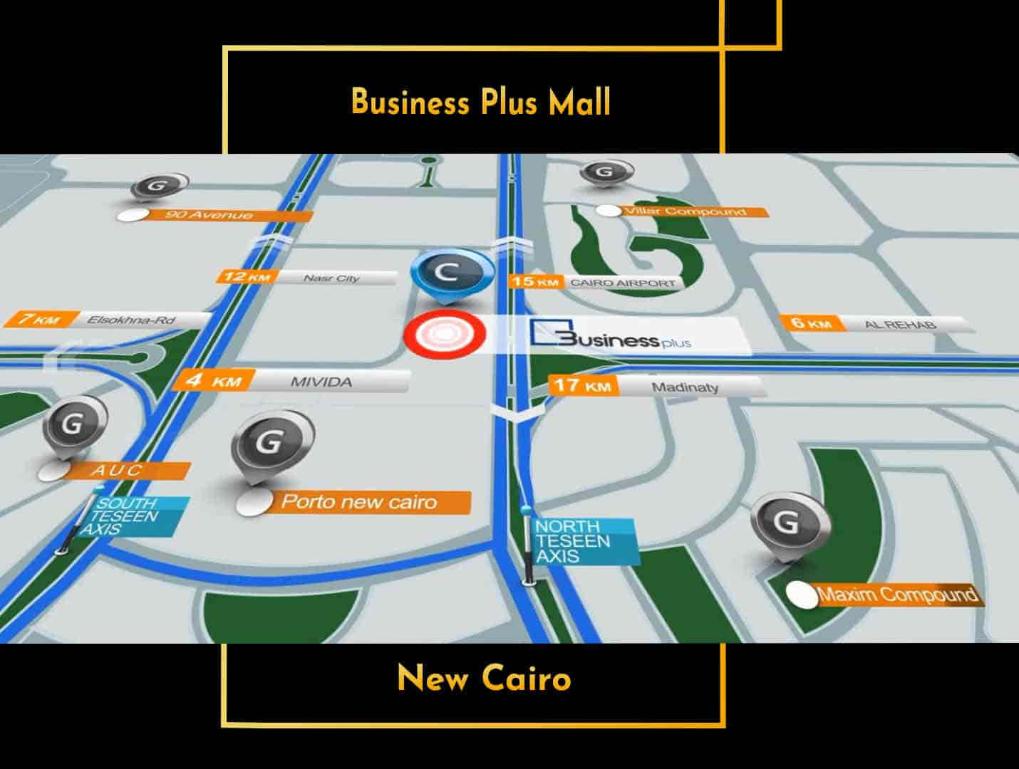 Business Plus New Cairo Mall - Masharf Real Estate
