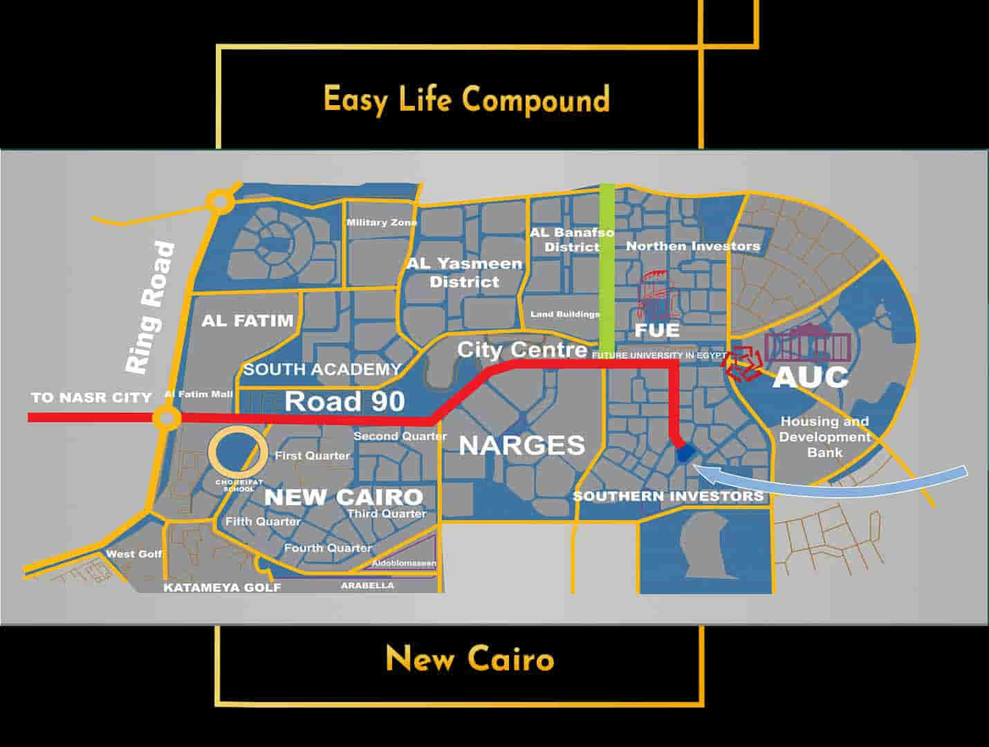 Easy Life Compound New Cairo | Masharf Real Estate