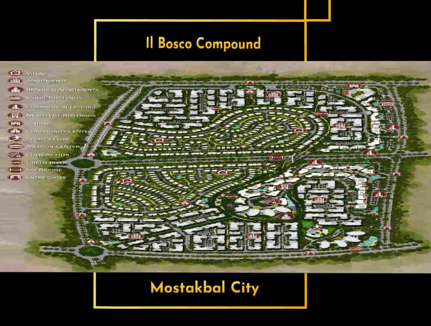 Il Bosco City New Cairo Compound | Masharf Real Estate